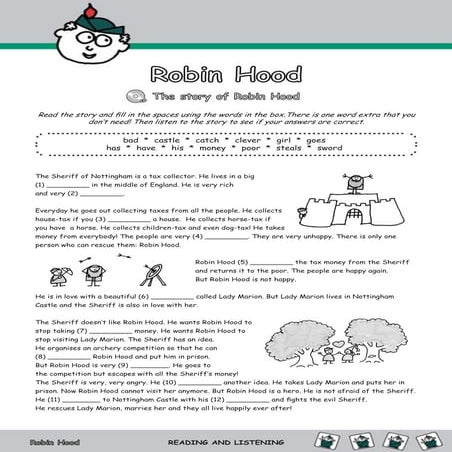 Robin Hood -Activities | PDF