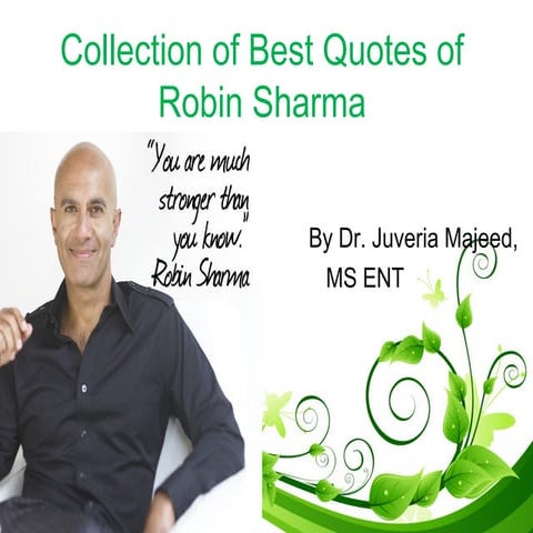 Robin Sharma Quotes | PPT