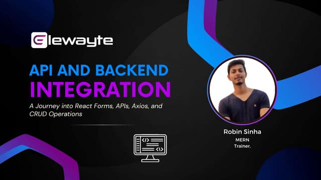 API & Backend Integration | PPT API & Backend Integration | PPT