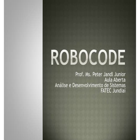 Robocode | PDF