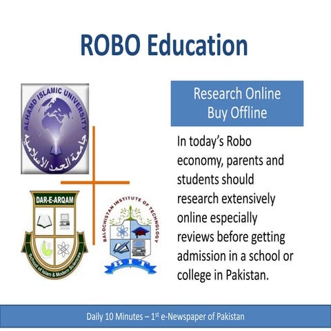 Robo Education | PPT