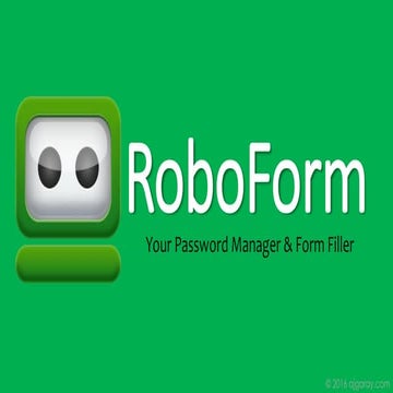 Manage All your password with ROBOFORM | PDF | Internet | Computing