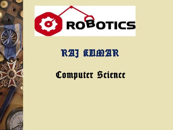 intro to Robotics | PPT