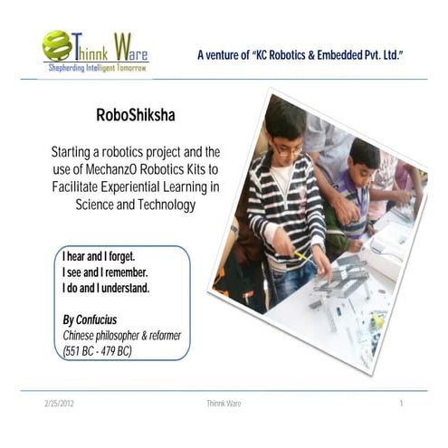 RoboShiksha PPT | PPT