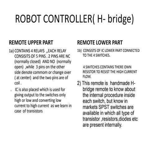 Robot controller | PPT
