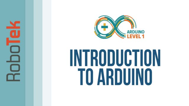 Robotek Arduino Level 1pptx Robotics Technology And Computing 0196