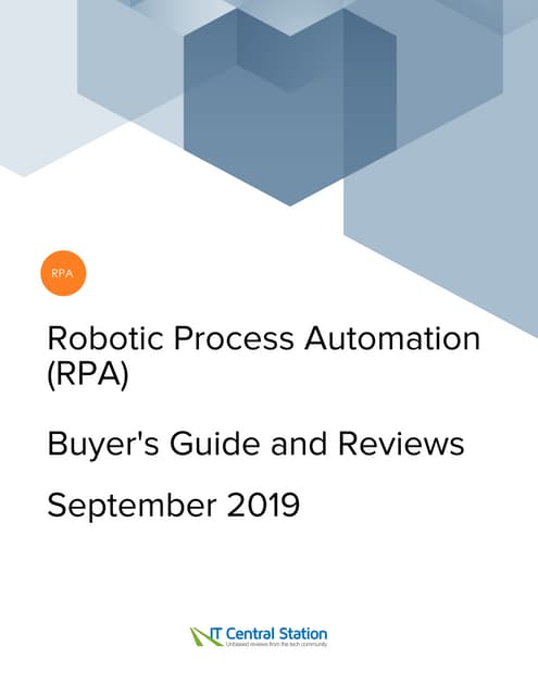 [Infographic] Transforming IT through RPA and AI | PDF