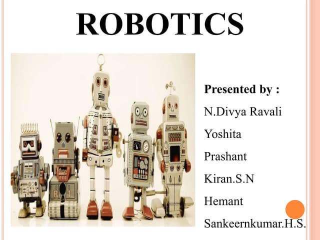 Robots presentation | PPT