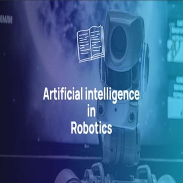 roboticspptx | PPTX | Robotics | Technology & Computing