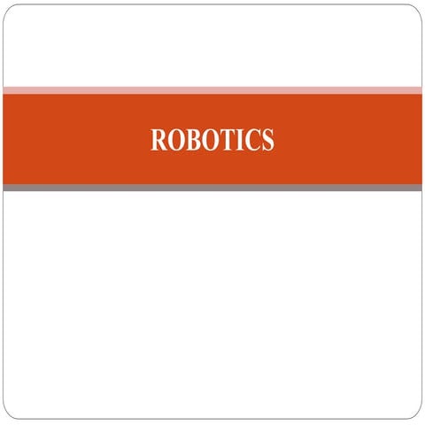 Robotics Sensing System With Functionality Of Robotic Arms Ppt