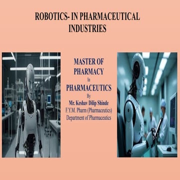 artificial intelligence and robotics | PPTX