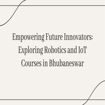 Summer Internship Presentation on Robotics & IoT. | PPTX