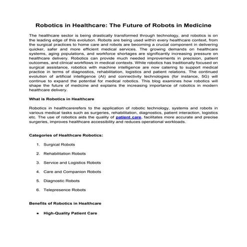 Robotics in Healthcare_ The Future of Robots in Medicine.pdf