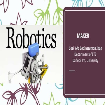 Robotics INTRO. | PPT