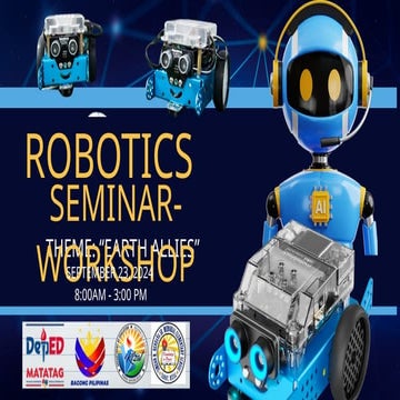 Robotics Seminar Training workshop for the kids | PPT