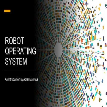 Robot Operating System Ros Pptx Operating Systems Computer 1162