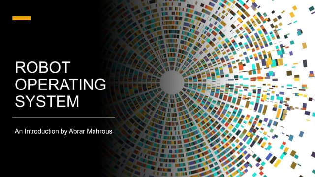 Robot Control using ROS: an Introduction | PDF