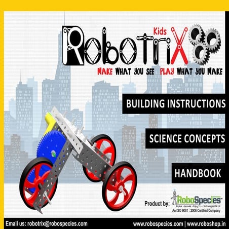RobotriX Kids Kit manual | Robotic Educational Kit manual- Roboshop.in
