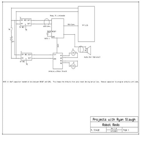 Robot Schematic | PDF | Drawing and Sketching | Arts and Crafts