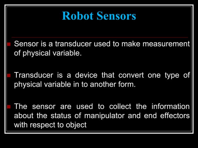 OPTICAL SENSORS AND THEIR APPLICATIONS | PPT