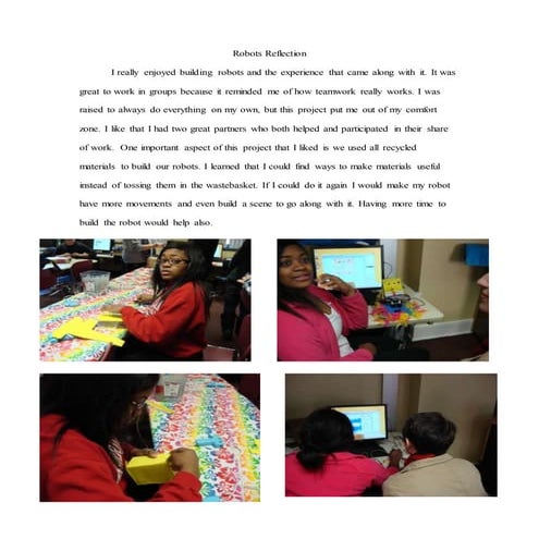 Robots reflection | PDF