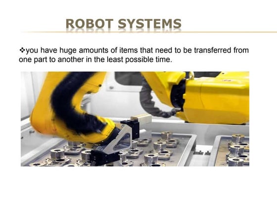 Robot Systems | PPT