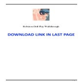 Robozou Doll Play Walkthrough