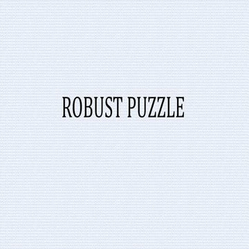ROBUST PUZZLE.pptx