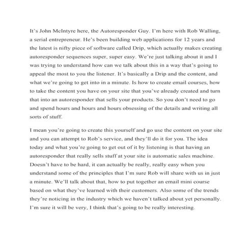 Rob Walling Interview On Email Mini-Courses That Skyrocket Conversions ...