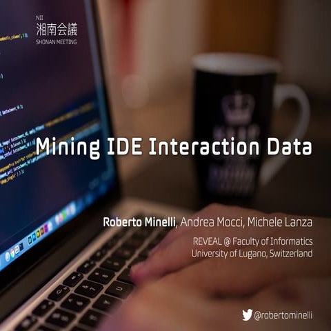 Mining IDE Interaction Data | PDF