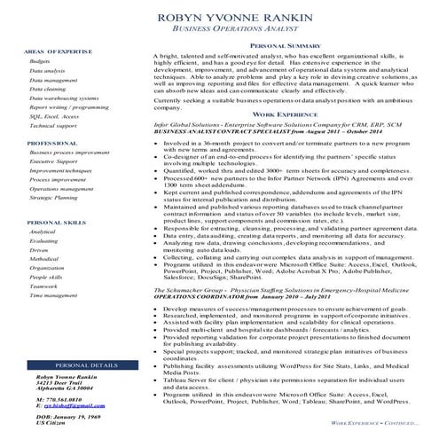 Robyn Yvonne Rankin Resume | DOCX | Desktop Publishing | Computer ...