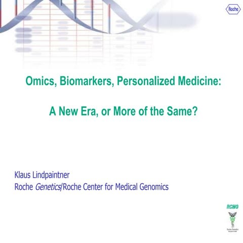 Personalized Medicine Roche | PPT