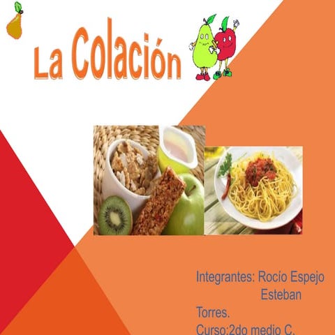 Colaciones | PPTX