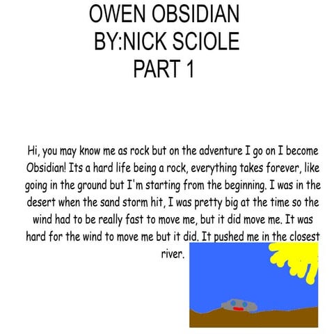 The rock cycle story | PPTX