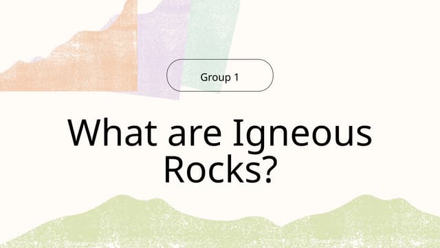 Types Of Rocks | PPT