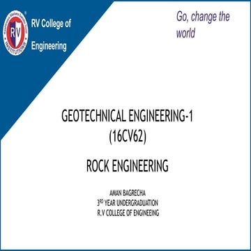 Rock engineering-overview | PPTX