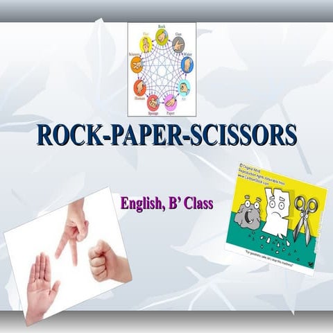 Rock paper-scissors | PPT