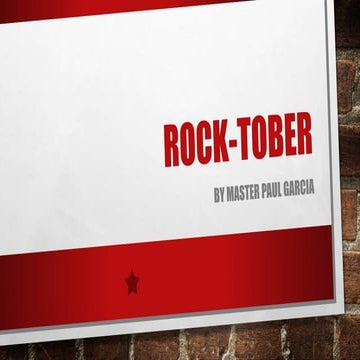 [Webinar] Rock-tober with Paul Garcia | PPTX | Technology & Computing