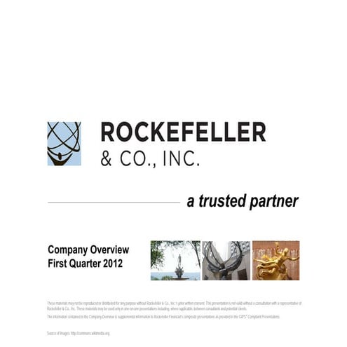 Rockefeller co overview | PDF | Non-Profit Organizations | Industries