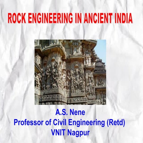 Rock engineering | PPT