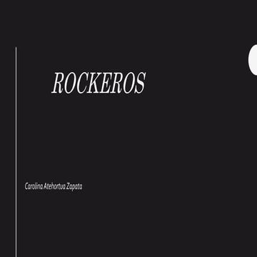 Tribus Urbanas - Los Rockeros | PPTX