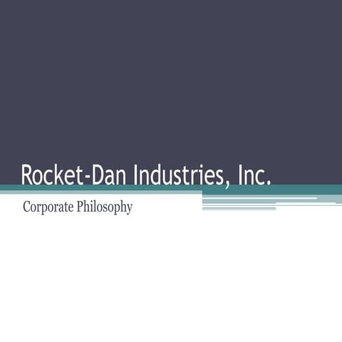 Rocket dan industries, inc | PPT