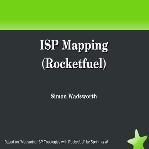 ISP Mapping | PPT