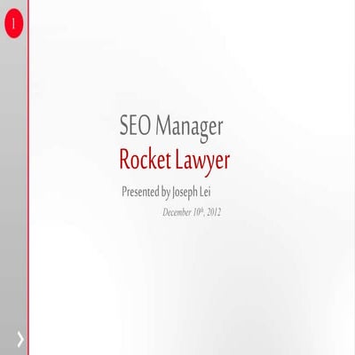 Rocket lawyer Interview Presentation | PPTX