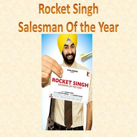 Rocket singh salesman of the year- Movie analysis | PPTX