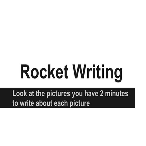 Rocket writing | PPTX