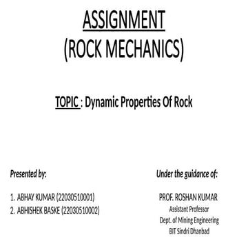 Dynamic Properties of Rock Mechanics.pptx