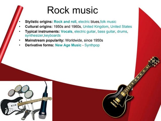 HISTORY OF ROCK | PPTX