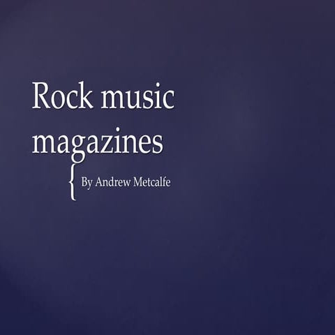 Rock music | PPTX