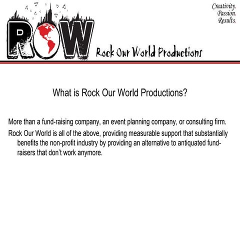 Rock our world productions
